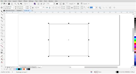 mengenal fungsi rectangle dan ellipse tool coreldraw dan cara