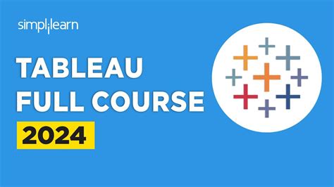 Tableau Full Course 2024 Learn Tableau In 5 Hours Tableau Training