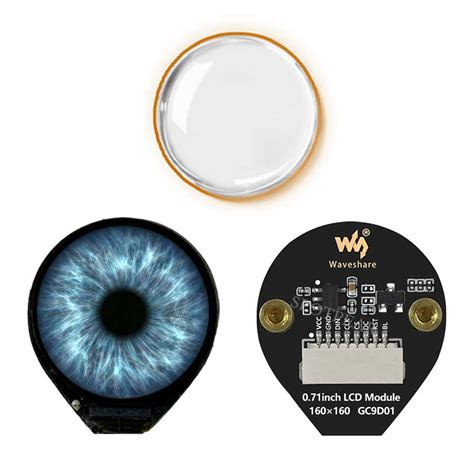 Electronic Eye 071 Inch Round Lcd Display Screen For Arduino Raspberry