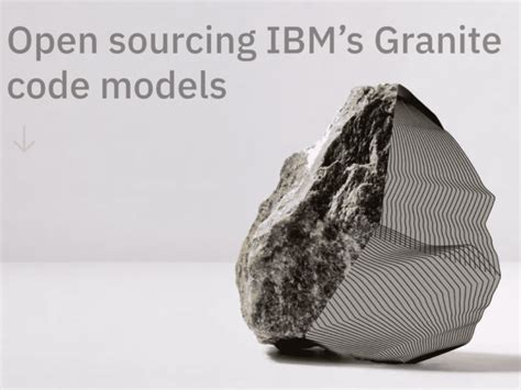 Open Sourcing Ibms Granite Code Models