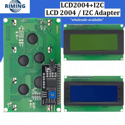 1pcs lcd2004 i2c 2004 20x4 2004a blue yellow green screen hd44780 for