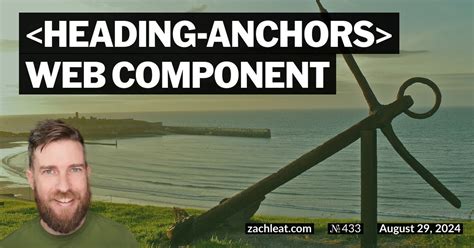 Heading Anchors Web Component—