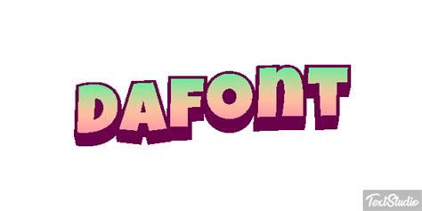 Dafont Font Animated  Logo Designs