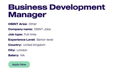Osint Jobs On Linkedin Osint London Business Businessdevelopment Bdjobs Techcareers