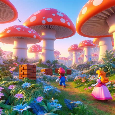Mushroom Kingdom Landscape The Walk By Ruhe1986 On Deviantart