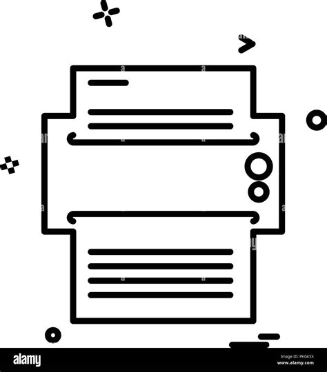 Printer Icon Design Vector Stock Vector Image And Art Alamy