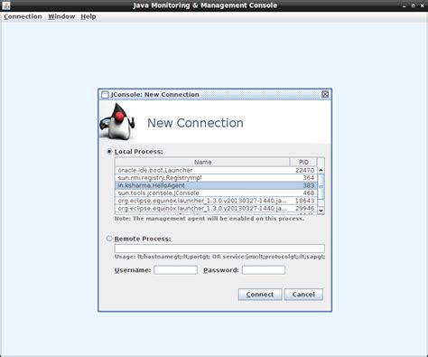 Jconsole Jmx
