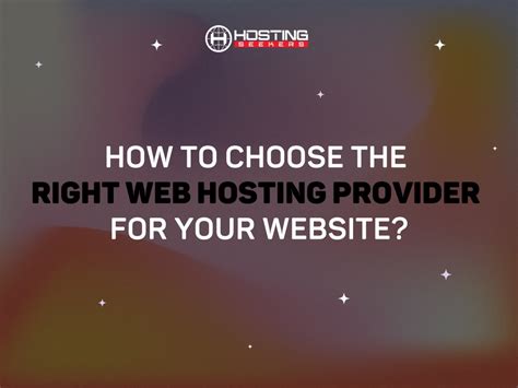 Ppt How To Choose The Right Web Hosting Provider For Your Website Powerpoint Presentation Id