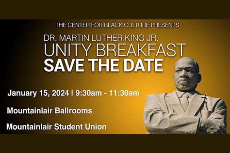 Community Invited To Mlk Unity Breakfast E News West Virginia University