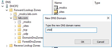 wrong dns subdomain server 2019 microsoft qanda