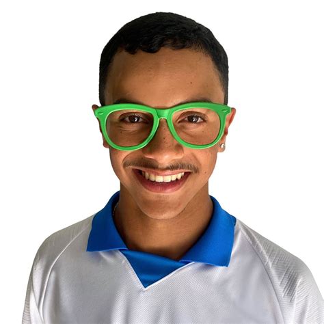 Óculos Nerd Sem Lentes Verde