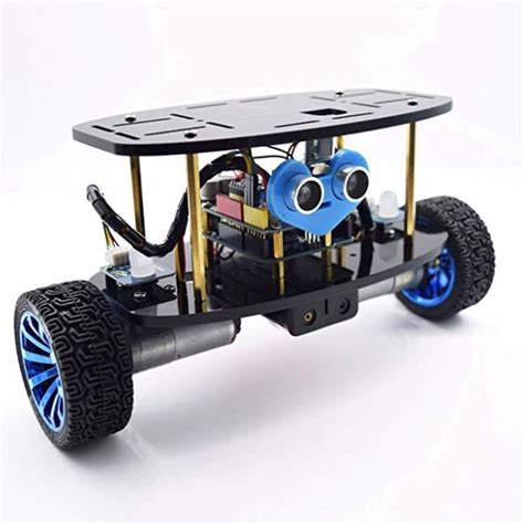 E1714 Adeept 2 Wheel Self Balancing Upright Car Robot Kit For Arduino Uno R3 Mpu6050