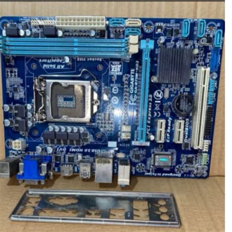 Jual Motherboard Mobo H61 Socket 1155 Merk Gigabyte Shopee Indonesia