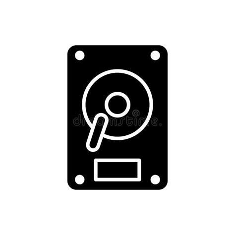 hard disk icon set internal memory drive vector symbol hdd storage