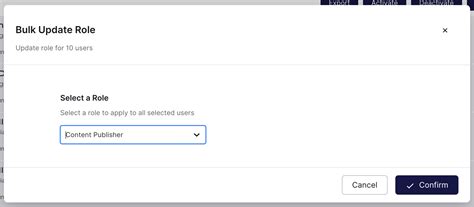 bulk update roles and permissions firstup