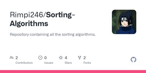 GitHub Rimpi246 Sorting Algorithms Repository Containing All The Sorting Algorithms