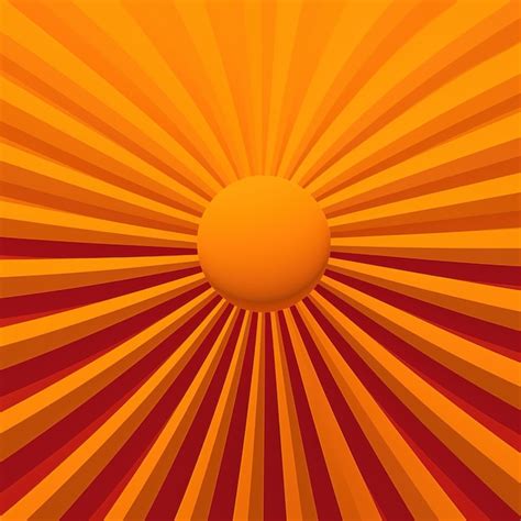 Premium Ai Image Vector Sun Rays Abstract Background