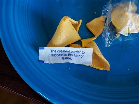 Success In Business Is Stopped By The Fear Of Failure A Concept