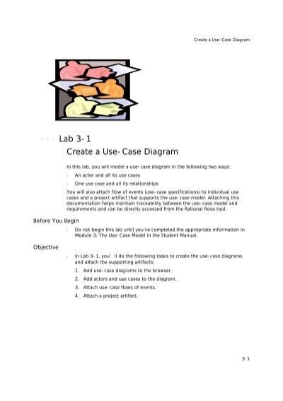 Lab Create A Use Case Diagram