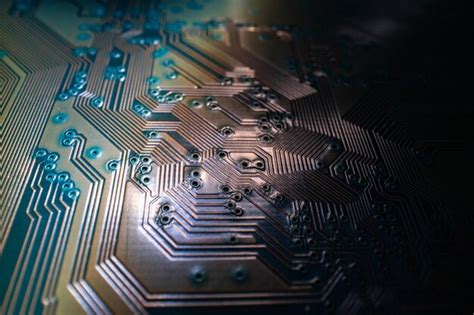 Premium Photo Electronic Circuit Board Background Abstract Digital