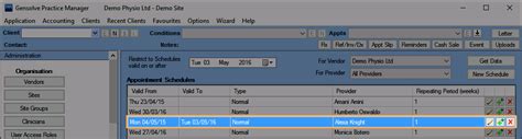 Gpm Uk Support Centre Show Previous Appointment Schedules For Inactive Clinicians