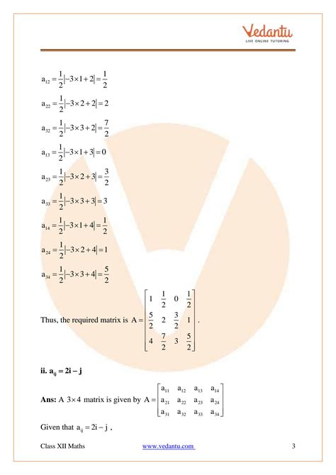 Solution Class 12 Maths Matrices Studypool