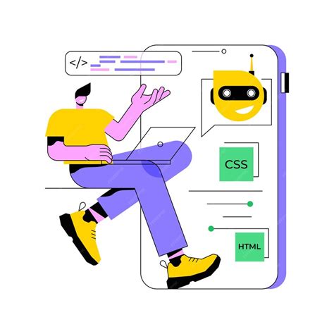 Premium Vector Chatbot App Development Abstract Concept Vector
