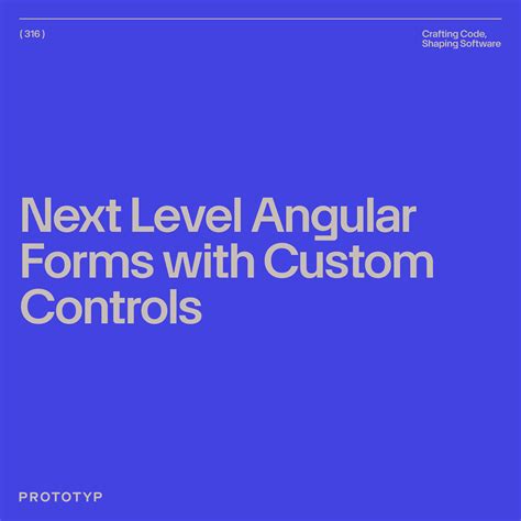 Blog Building Custom Form Controls In Angular