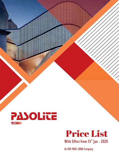 Pasolite Price List Pdf