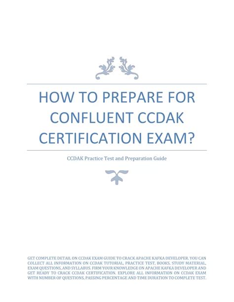ppt how to prepare for confluent ccdak certification exam powerpoint