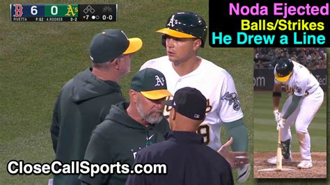 Mlb Ejection 150 Emil Jimenez 4 Ryan Noda Close Call Sports