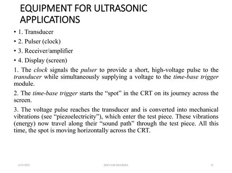 Unit 4 Ultrasonic Testing Method Ppt