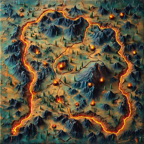 Magma Paths Stock Illustrations 12 Magma Paths Stock Illustrations