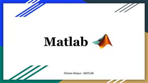 Matlab Presentation On MATLAB PDF