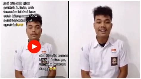 Viral Aksi Kocak Siswa Sma Baca Puisi Ayah Bikin Ketawa Netizen