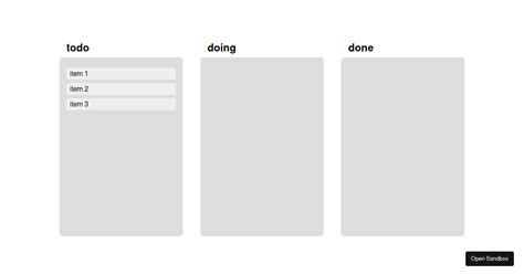 react beautiful dnd examples codesandbox