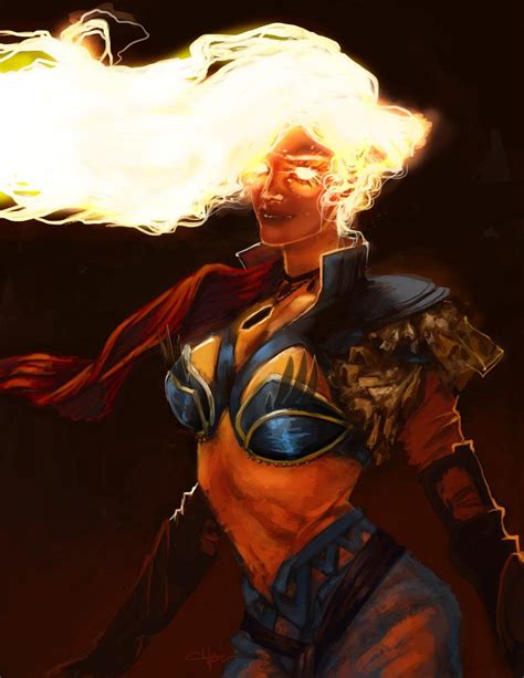 Commission Fire Genasi By Hau Dungeons And Dragons Characters D D Characters Fantasy