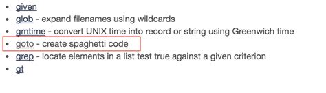 The Perl Docs For Goto Rprogrammerhumor