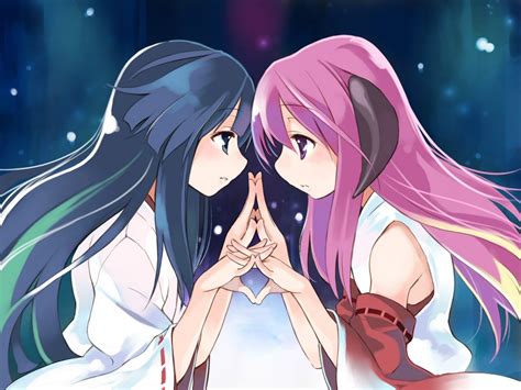 Two Girls Love Anime Wallpapers Wallpaper Cave