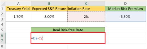 how to calculate the risk free rate in microsoft excel spreadcheaters