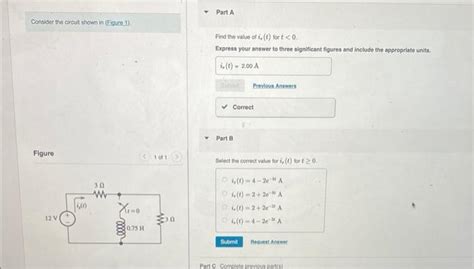 Solved Consider The Circult Shown In Egune 1 Find The