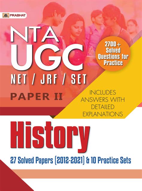 Nta Ugc Netjrfset Paper 2 History 27 Solved Papers 20122021 And 10 Practice Sets