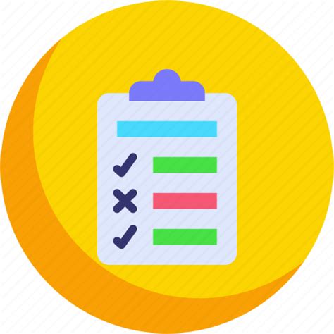 List Survey Task Check Verification Criteria Icon Download On List Survey Task Check Verification Criteria Icon Download On