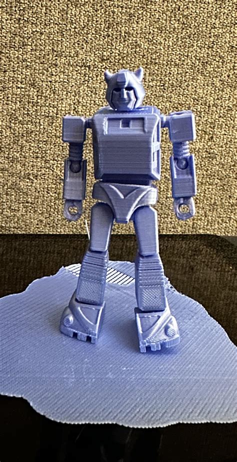 My First Ever Transformers 3d Print It Is Extremely Rough And I Didnt Bother Printing The
