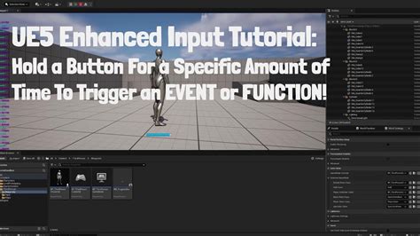 Ue5 Tutorial How To Hold A Button For Specific Amount Of Time To Trigger An Event Youtube