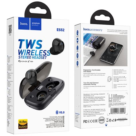Wireless headset "ES52 Delight" TWS with charging case - HOCO | The ...