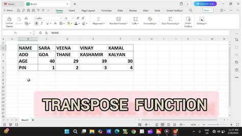 How To Create Horizontal To Vertical Data In Excel Excelshortcuts Youtube