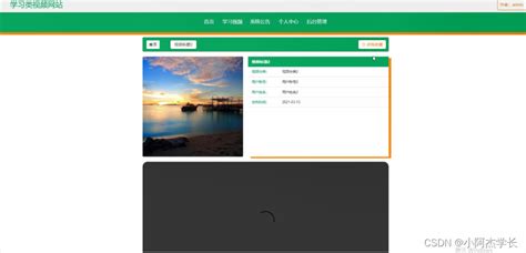 计算机毕业设计（附源码）python学习类视频网站 Csdn博客