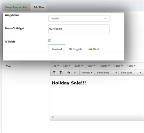 Smart Html Widget Nopcommerce Plugin Best Premium Plugin For