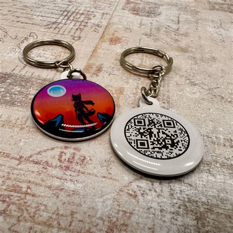 Custom Nfc Keychain Add Your Image Tap Tag